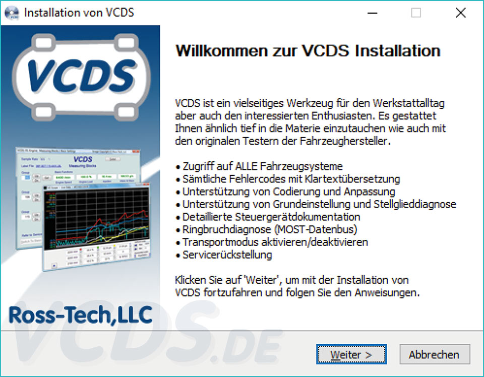 Registrierung | VCDS.de